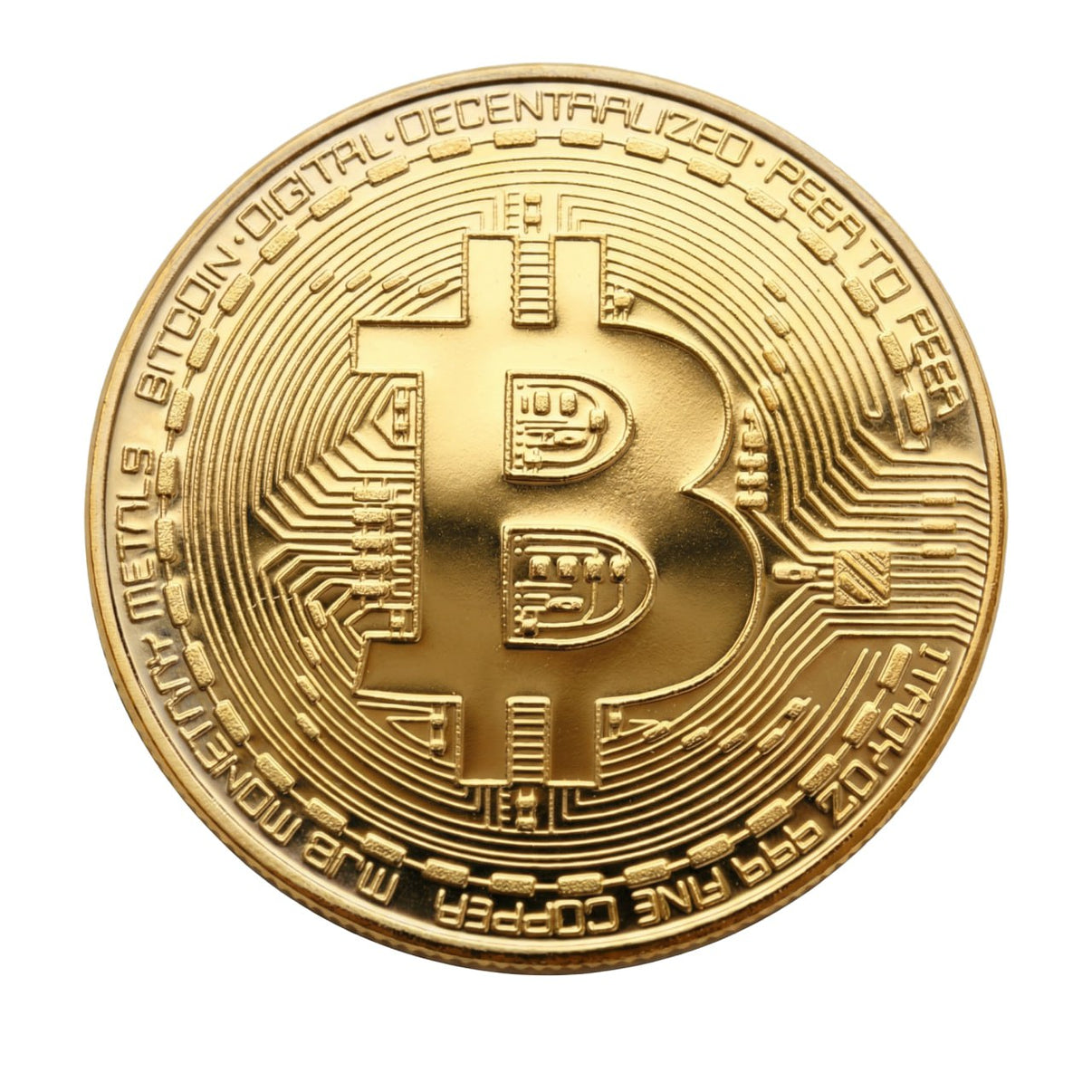 TRUMP FIRST EDITION GOLD BITCOIN COIN – Maga Store US